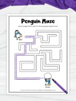 Free Printable Penguin Activity Sheets For Kids