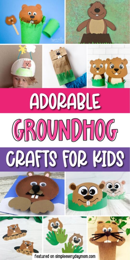 16 Fun To Make Groundhog Day Crafts for Kids