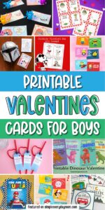 30+ Awesome Printable Valentines Cards for Boys