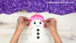 Snowman Valentine Craft For Kids (Free PDF Template)