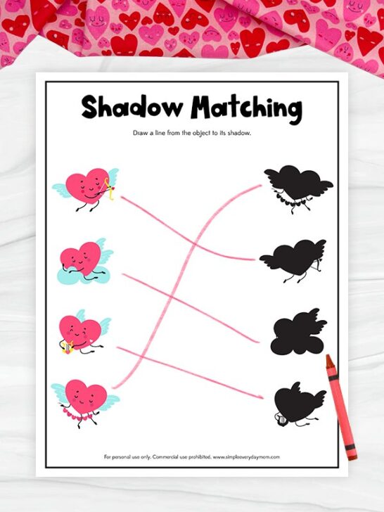 Free Printable Valentine Activity Sheets For Preschool