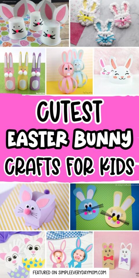 35 Cute and Creative Easter Bunny Crafts for Kids