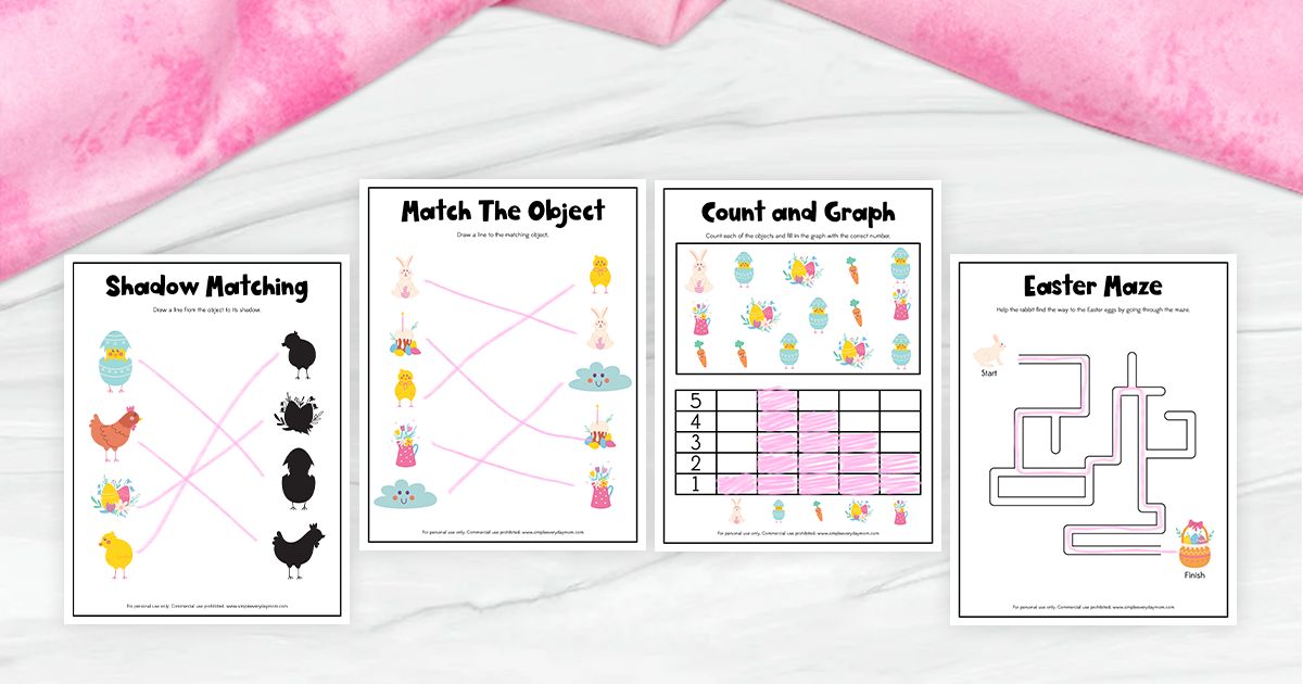 Free Printable Easter Activity Sheets