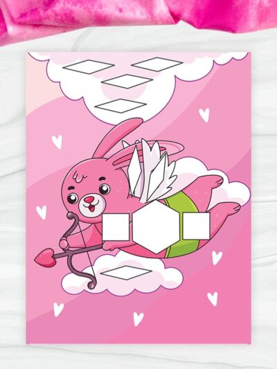 Printable Valentine Pattern Block Mats For Kids
