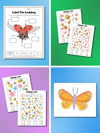 Free Printable Spring Connect The Dots For Kids
