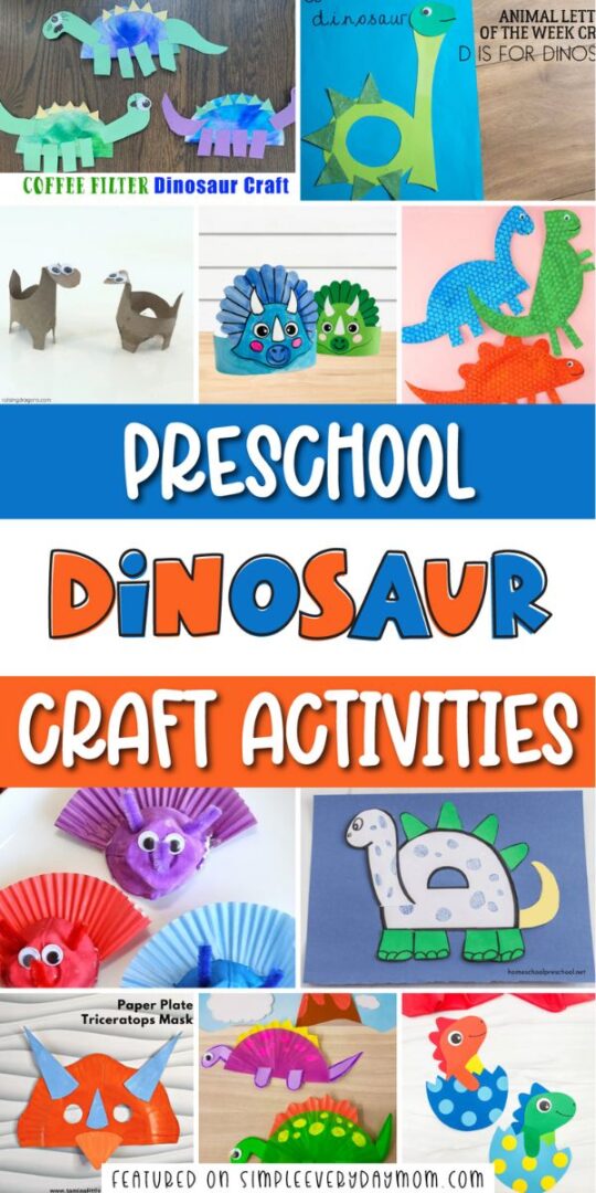 15+ Roar-some Dinosaur Crafts for Preschoolers