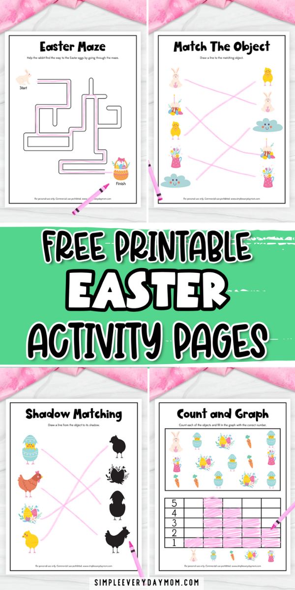 Free Printable Easter Activity Sheets