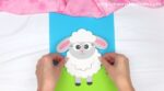 Easter Lamb Craft For Kids [Free Printable Template]