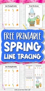 Free Printable Spring Tracing Worksheets