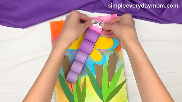 3D Dragonfly Craft For Kids [Free Printable Template]