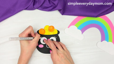 Rainbow With Pot of Gold Craft [Free Printable Template]