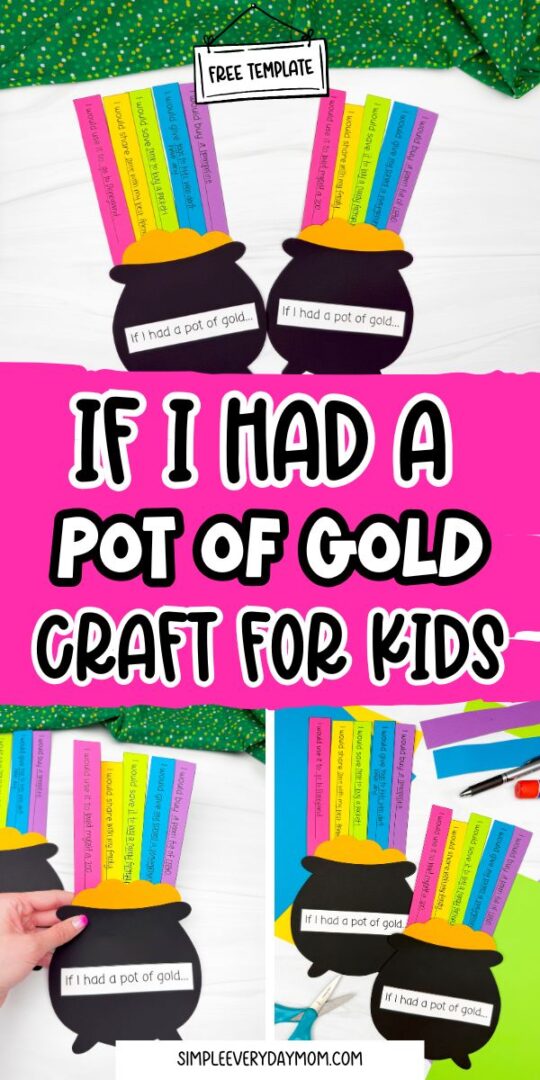 If I Had a Pot of Gold Craft [Free Printable Template]