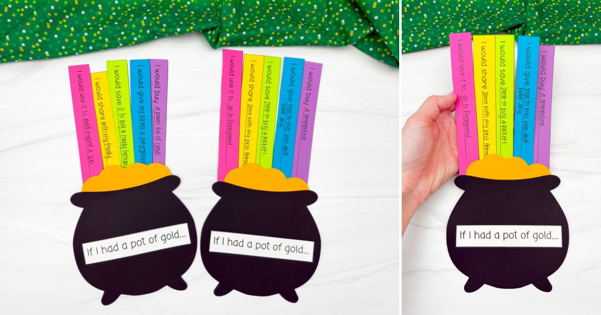 If I Had a Pot of Gold Craft [Free Printable Template]
