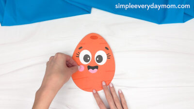 Easter Egg Carrot Craft [Free Printable Template]