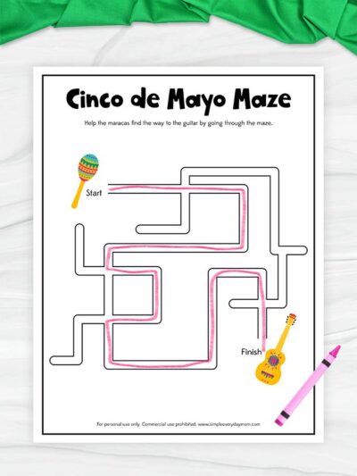 Free Printable Cinco De Mayo Activity Sheets For Kids