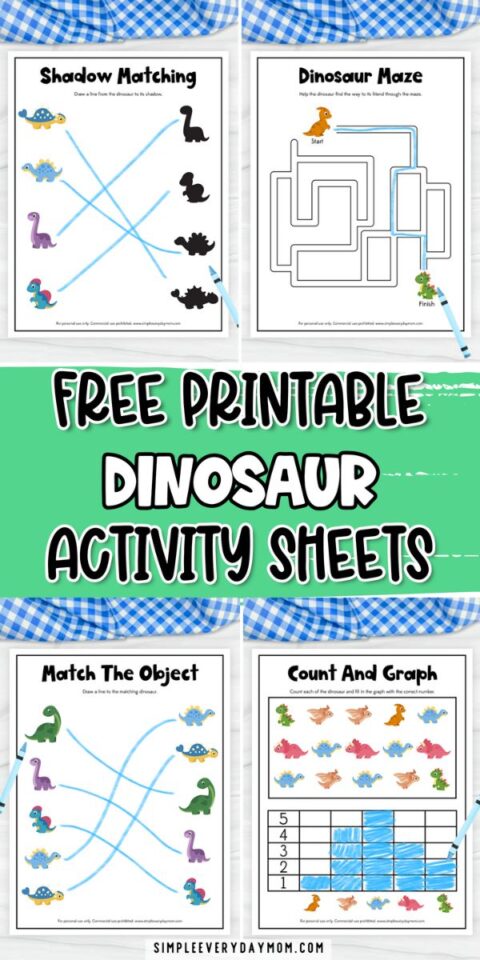 Free Printable Dinosaur Activity Pages