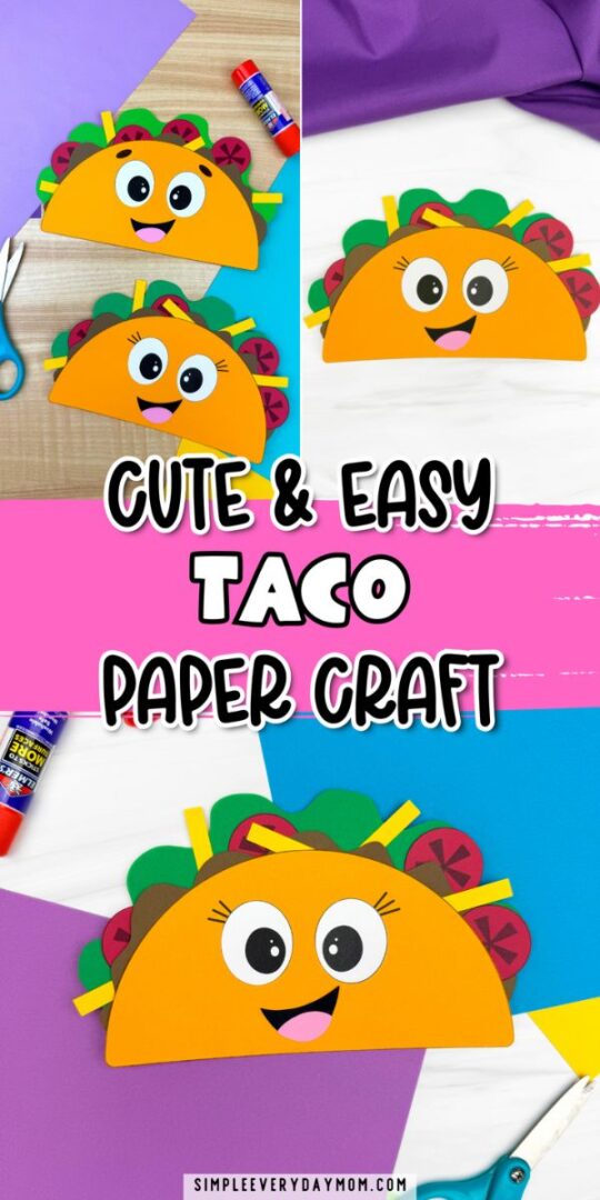 Easy Taco Craft For Kids [Free Printable Template]