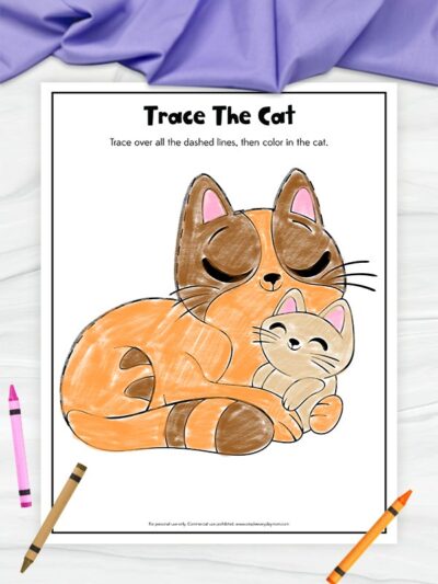 Mother's Day Tracing Worksheets For Kids [Free Printables!]