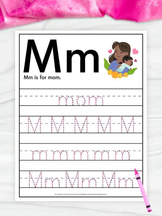 Free Printable Mother's Day Worksheets For Preschoolers