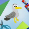 Easy Seagull Paper Craft For Kids [Free Printable Template]