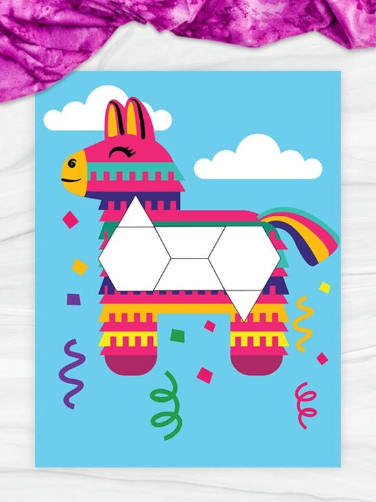 Printable Cinco de Mayo Pattern Block Mats