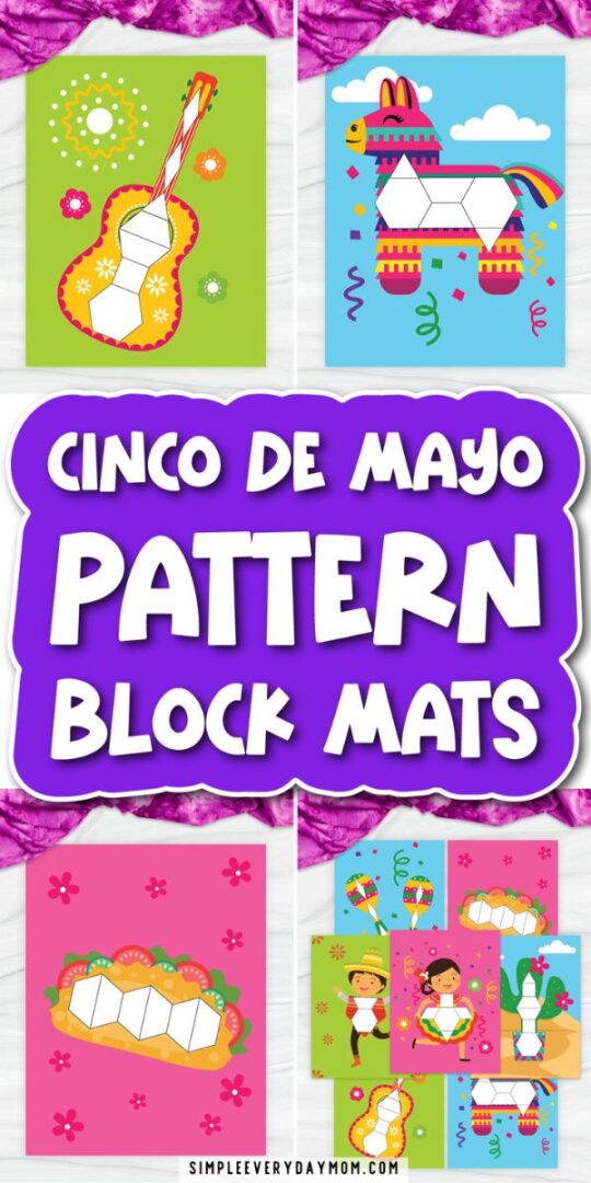 Printable Cinco de Mayo Pattern Block Mats