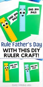Father's Day Ruler Craft [Free Printable Template]