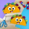 Easy Taco Craft For Kids [Free Printable Template]