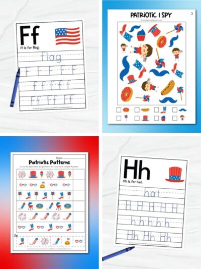 Uncle Sam Paper Plate Craft [Free PDF Template]