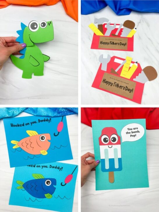 Father's Day Saw Craft [Free Printable Template]