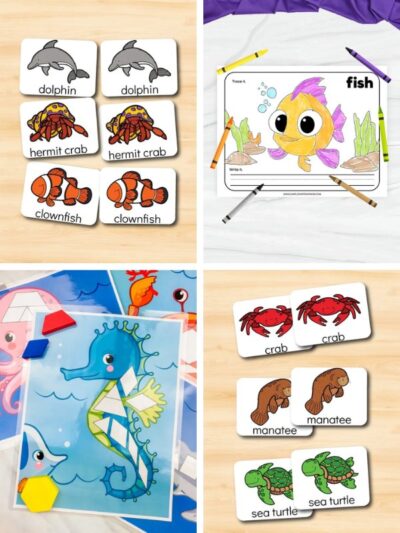 Free Ocean Dot To Dot Printables For Kids