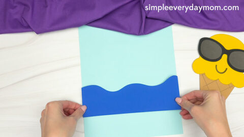 Summer Ice Cream Craft (Free Printable Template)