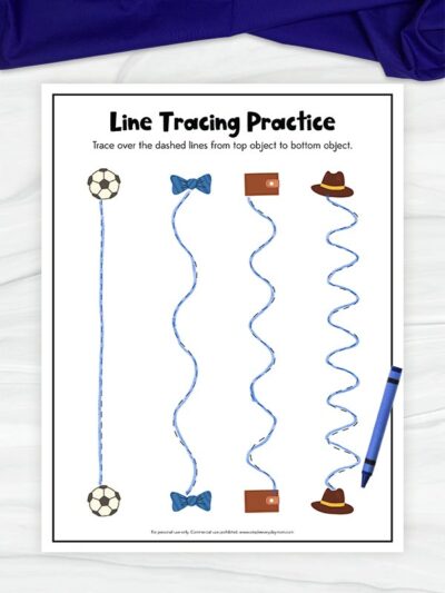 Free Printable Father's Day Tracing Worksheets