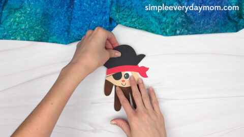 Handprint Pirate Craft For Kids [Free Template]