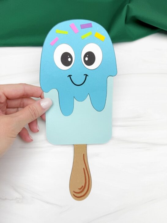 Easy Popsicle Craft For Kids [with Free PDF Template]