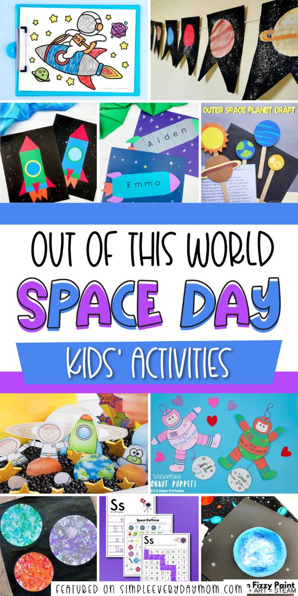 20+ Space Day Ideas for Kids to Celebrate and Learn