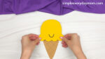 Summer Ice Cream Craft (Free Printable Template)