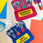 Father's Day Toolbox Card Craft [with FREE Printable Template]