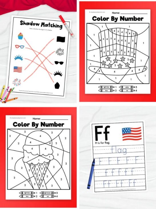 Statue of Liberty Name Craft [Free PDF Template]
