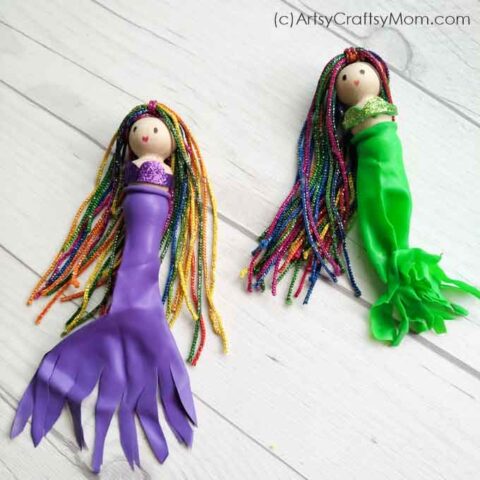 20+ Mermaid Crafts for Kids That Make a Splash