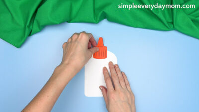 Easy Glue Bottle Craft For Kids [Free PDF Template]