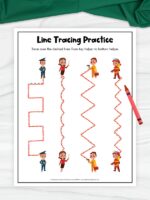 Free Community Helpers Tracing Sheets For Preschoolers