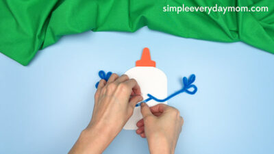 Easy Glue Bottle Craft For Kids [Free PDF Template]