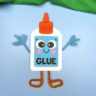 Easy Glue Bottle Craft For Kids [Free PDF Template]