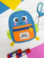 Back To School Backpack Craft [Free Printable Template]