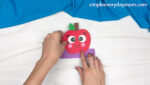 Easy Back To School Apple Craft [Free Printable Template]