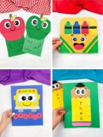 Easy Glue Bottle Craft For Kids [Free PDF Template]