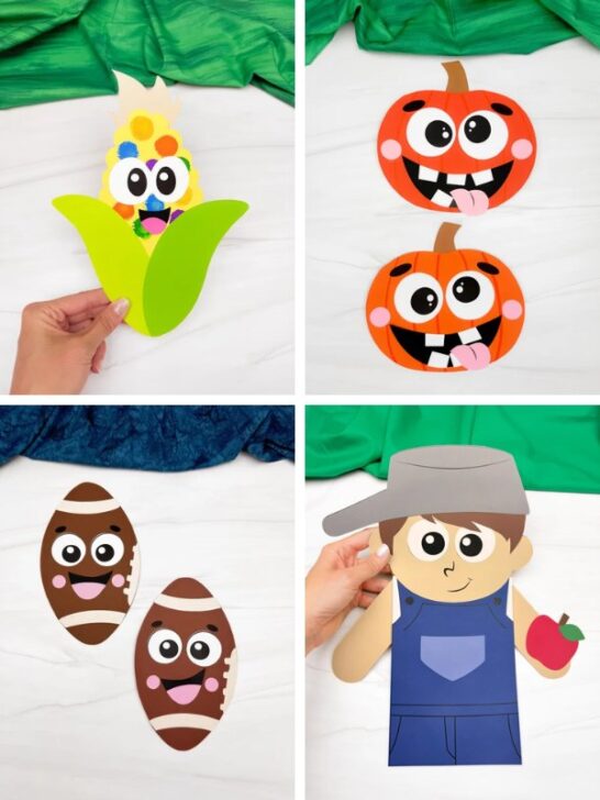 Easy Apple Pie Craft For Kids [Free PDF Template]