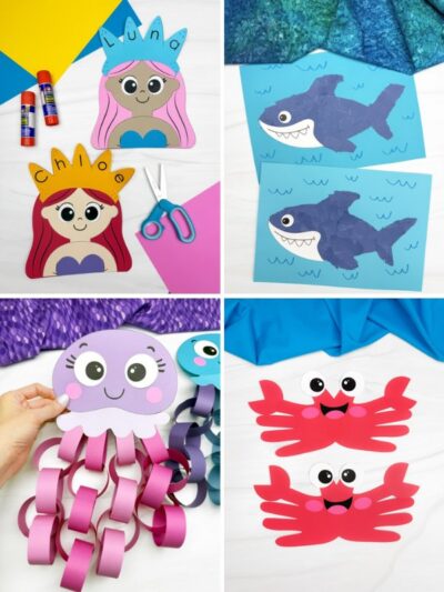 Free Under The Sea Worksheets For Preschool & Kindergarten