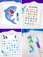 Free Under The Sea Worksheets For Preschool & Kindergarten